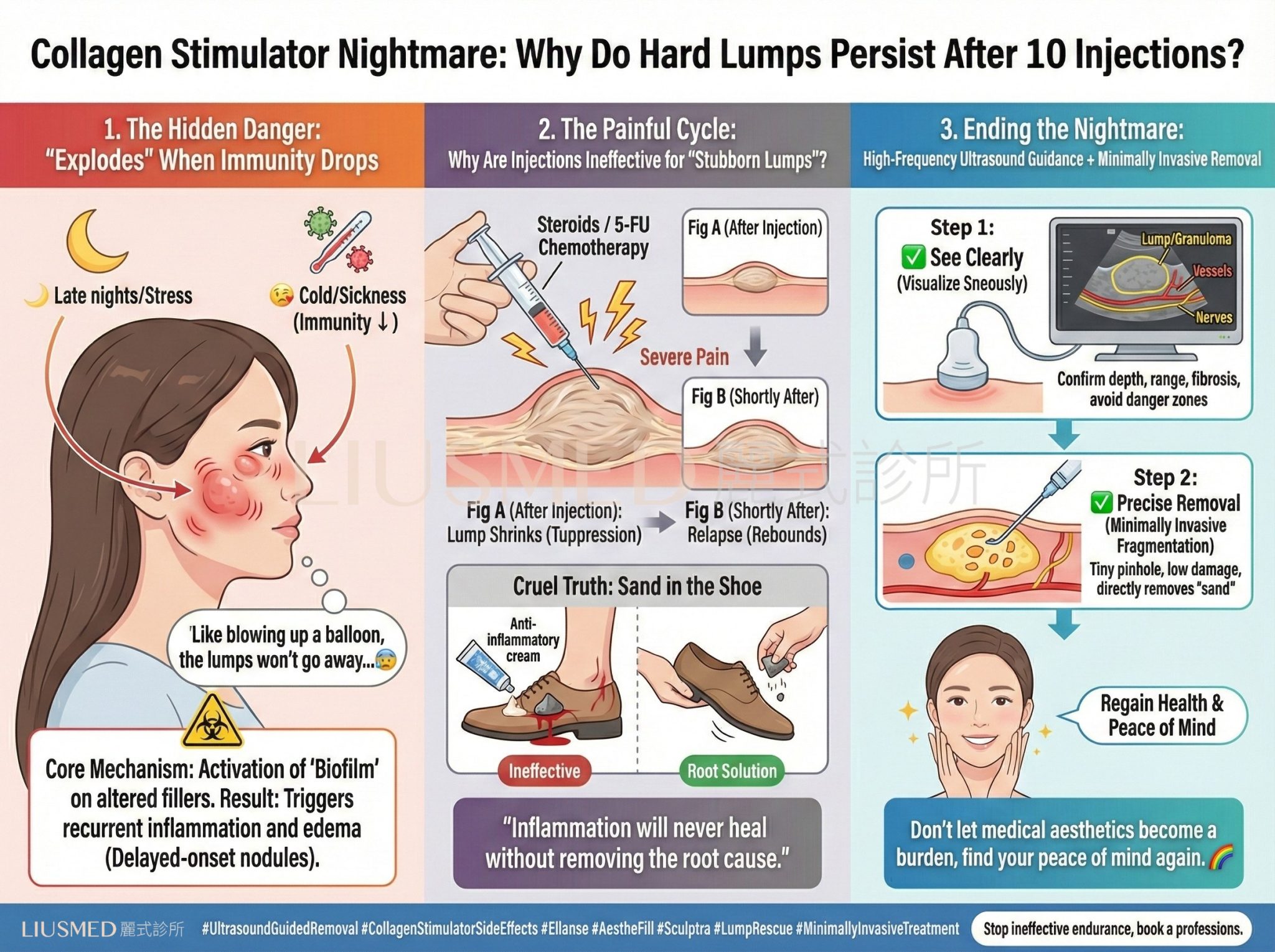 Hard Lumps After Collagen Stimulators? Why 10 Rounds of Steroids & 5-FU ...